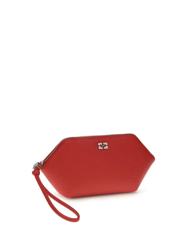 GANNI Pouch Bou Make Up Bag - Red