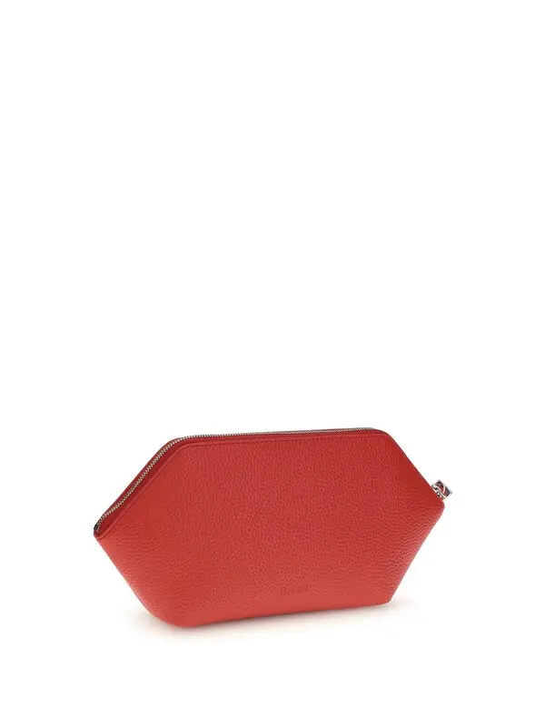 GANNI Pouch Bou Make Up Bag - Red