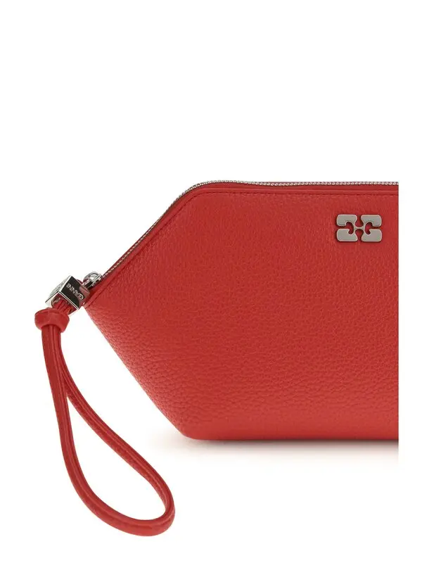 GANNI Pouch Bou Make Up Bag - Red