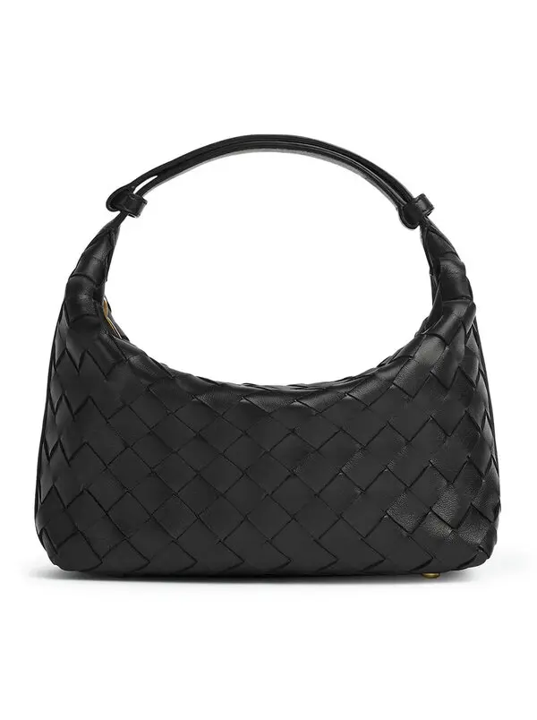 Bottega Veneta Mini Wallace Shoulder Bag - Black