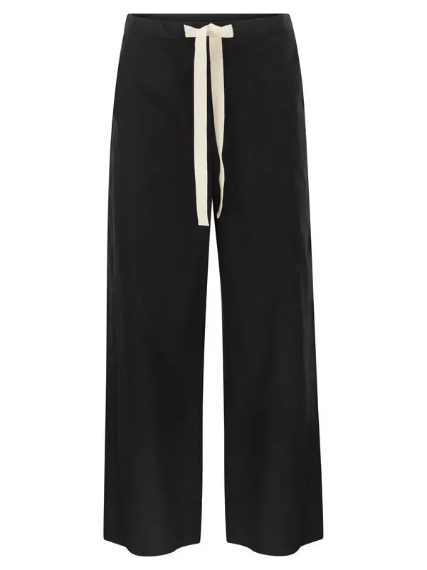 Max Mara Cotton Drawstring Trousers