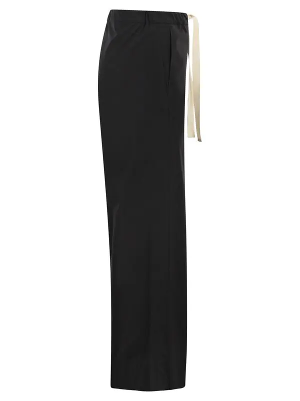 Max Mara Cotton Drawstring Trousers