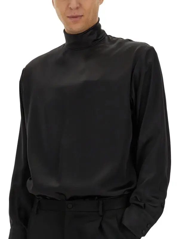 Dolce & Gabbana Wide Neckline Silk Top