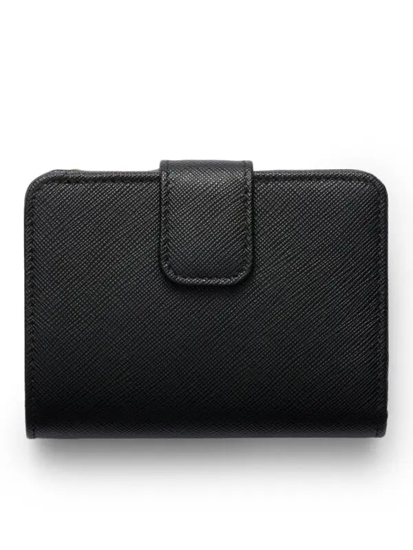 Prada Small Saffiano Wallet - Black