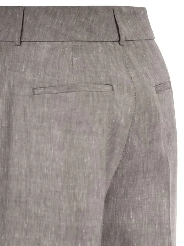 Peserico Wool Blend Flannel Trousers