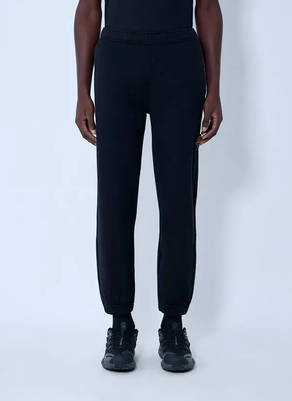 Stone Island Logo Patch Track Pants - Black