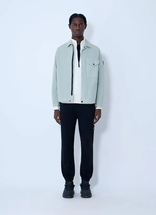Stone Island Logo Patch Overshirt
