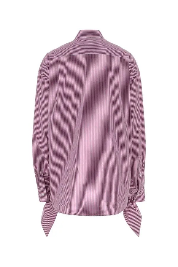 Balenciaga Embroidered Oversize Poplin Shirt