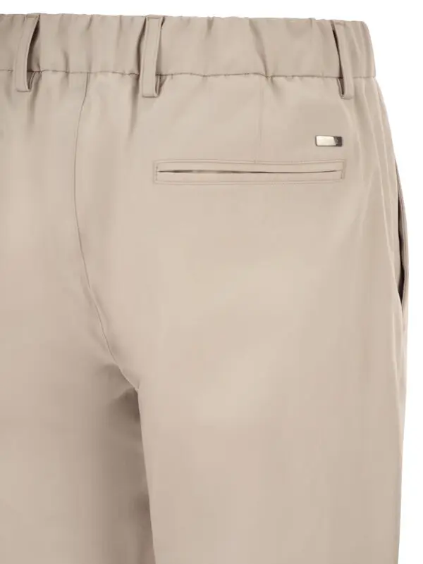 Herno Pleated Trousers With Drawstring Waist