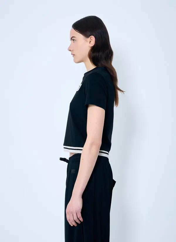 Moncler X Palm Angels Cropped Logo T-shirt