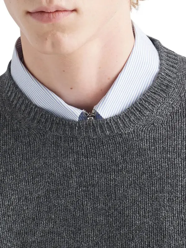 Prada Crew Neck Cashmere Sweater - Multicolor