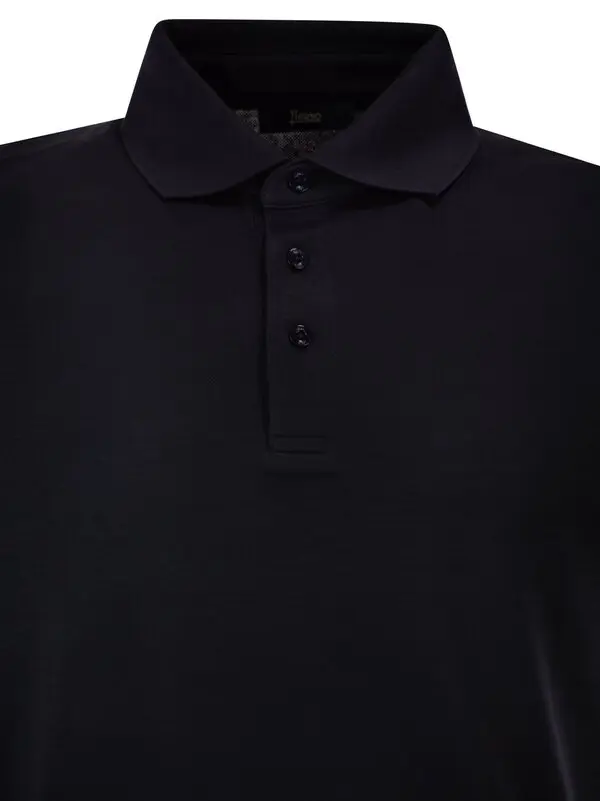 Herno Cotton Jersey Polo Shirt - Multicolor