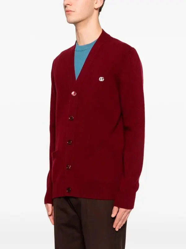 Gucci Wool Long Sleeve Cardigan