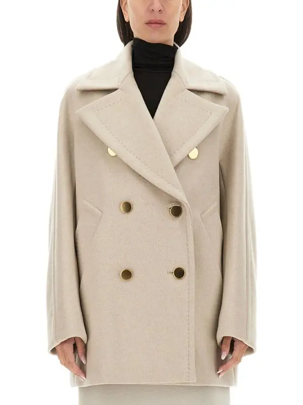 Max Mara Berta Cashmere Coat - Multicolor