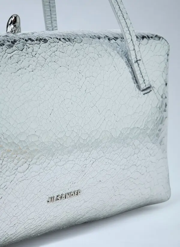 JIL SANDER Small Goji Handbag - Silver