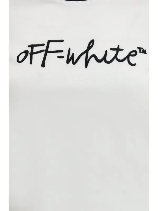 Off-White Script Logo Cotton T-shirt