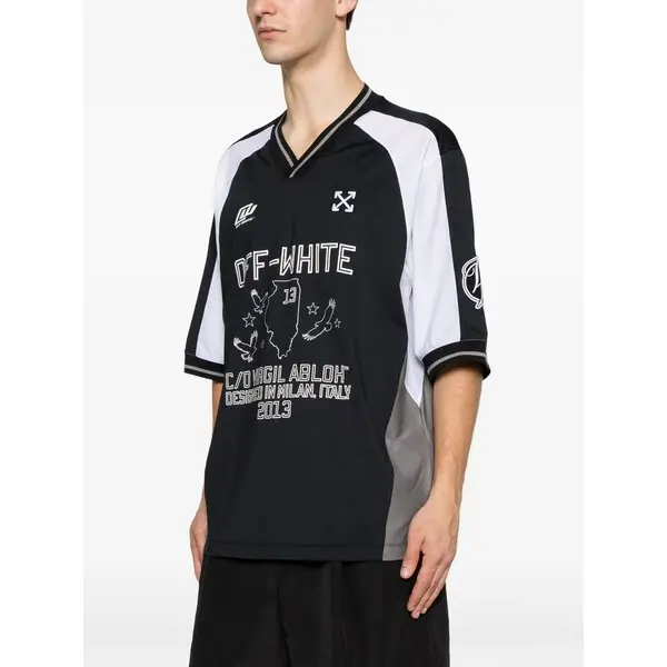 Off-White Logo-print Polyester T-shirt