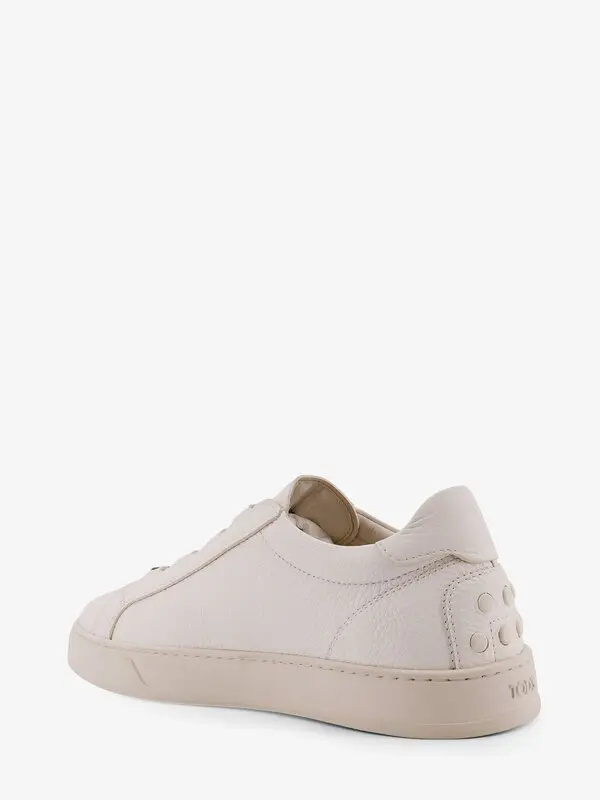 TOD'S Leather Sneakers With Rubber Sole
