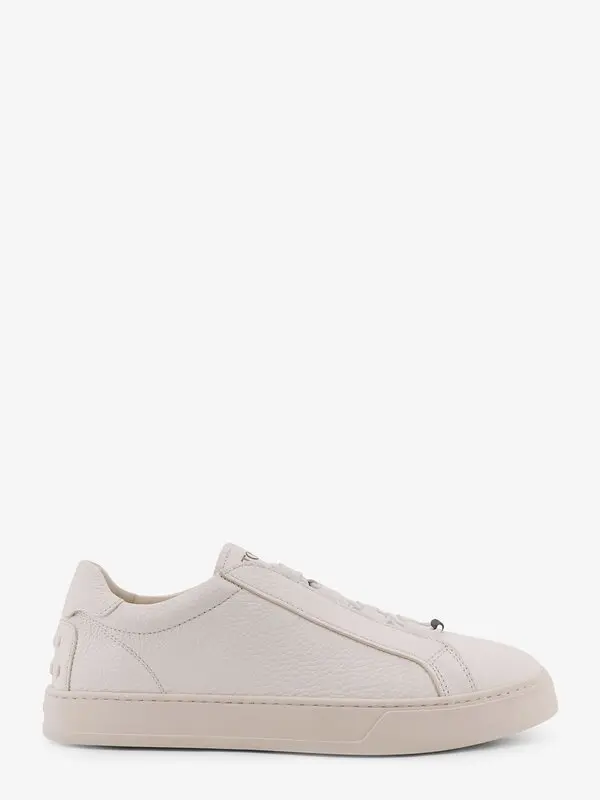 TOD'S Leather Sneakers With Rubber Sole