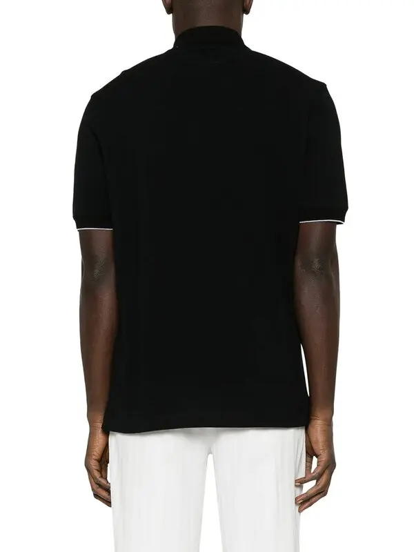 Brunello Cucinelli Piquet Polo With Logo - Multicolor