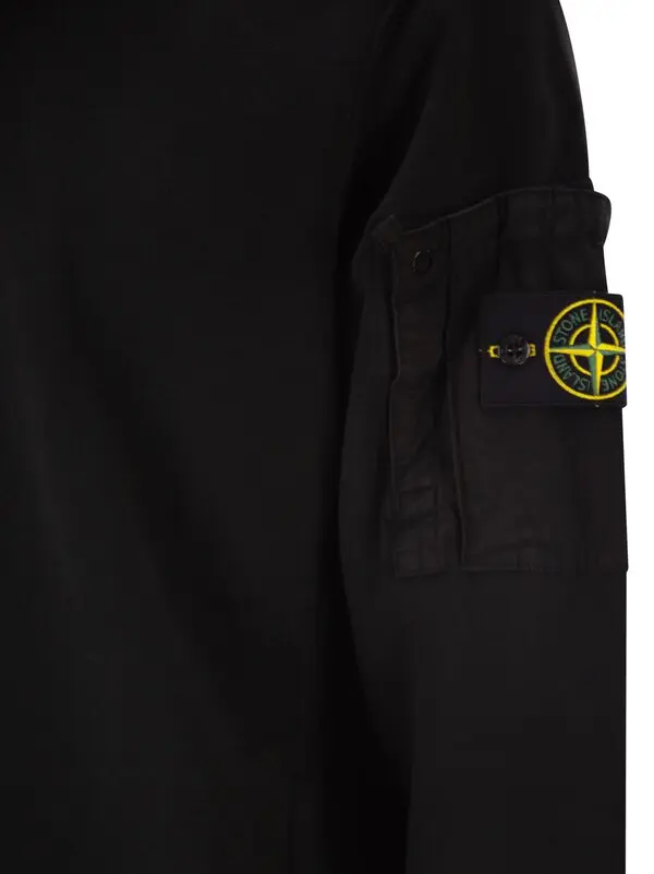 Stone Island Regular Fit Track Jacket With Seasonal Pocket
