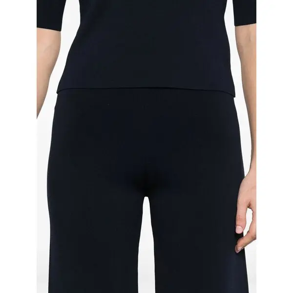 Max Mara High-waisted Wide-leg Trousers - Blue