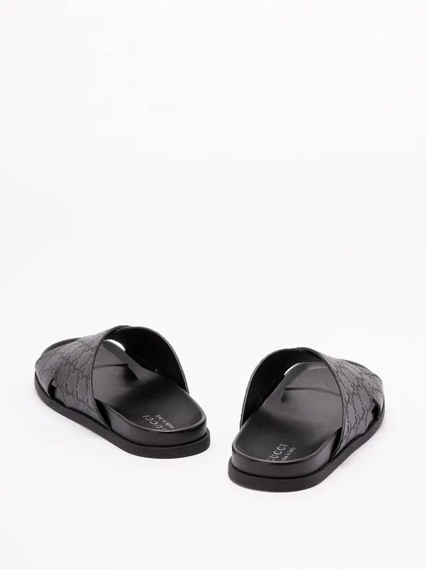 Gucci Gg Criss-cross Sandals