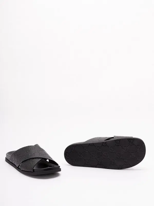 Gucci Gg Criss-cross Sandals