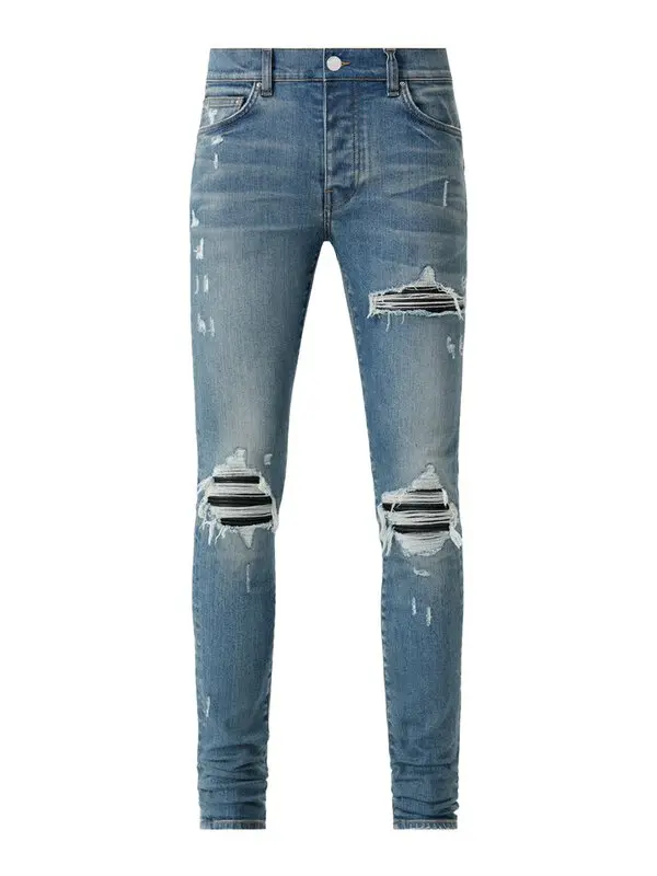 Amiri Mx1 Skinny Jeans In Dark Indigo - Multicolor