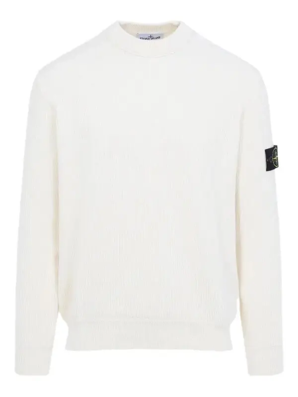 Stone Island Ribbed Soft Organic Cotton Crewneck - Multicolor