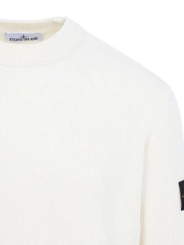 Stone Island Ribbed Soft Organic Cotton Crewneck - Multicolor