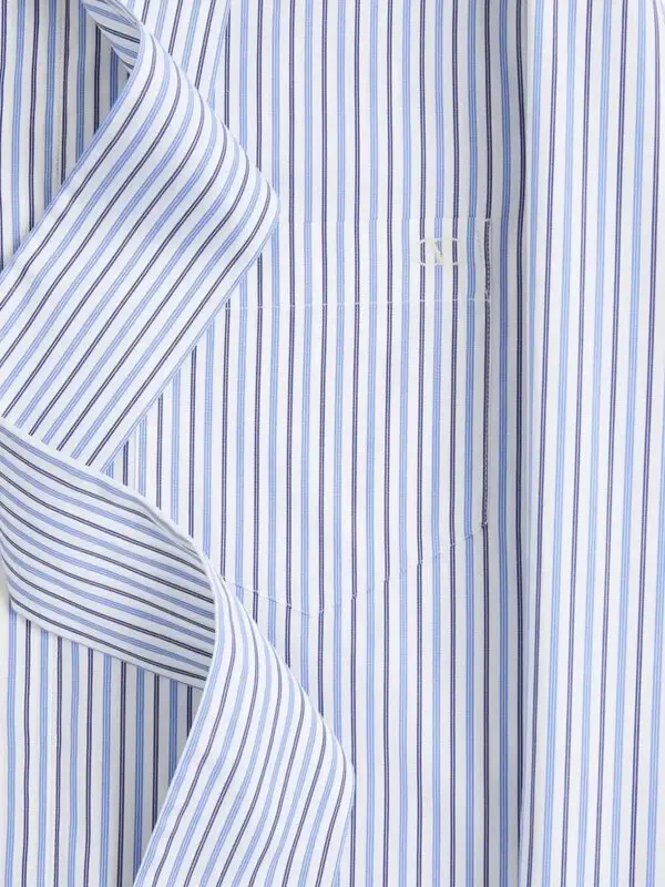 Valentino Garavani Vlogo Signature` Striped Shirt