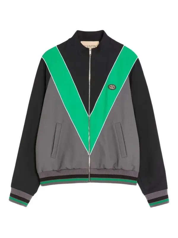 Valentino Garavani Vlogo Signature Zip-up Track Jacket