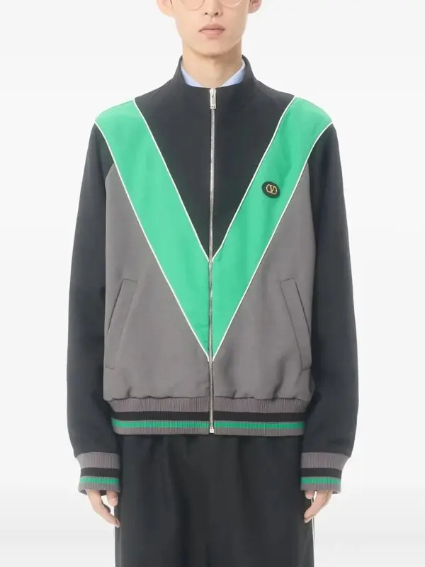 Valentino Garavani Vlogo Signature Zip-up Track Jacket