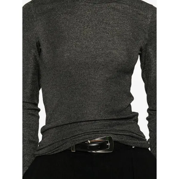 Brunello Cucinelli Long Sleeve Crewneck Top