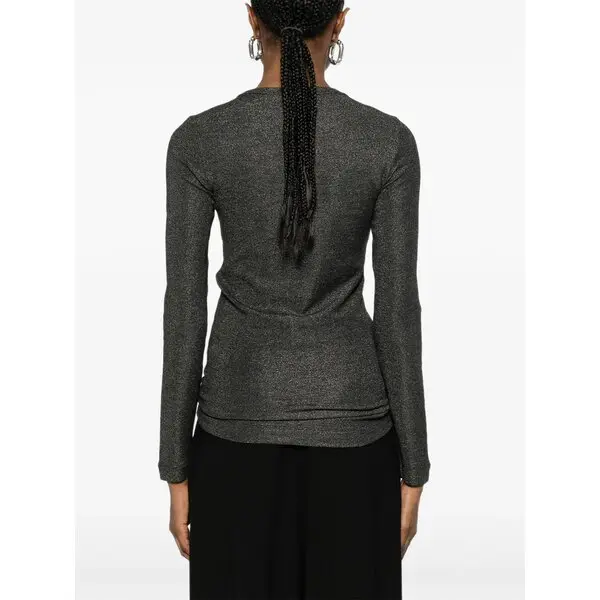 Brunello Cucinelli Long Sleeve Crewneck Top