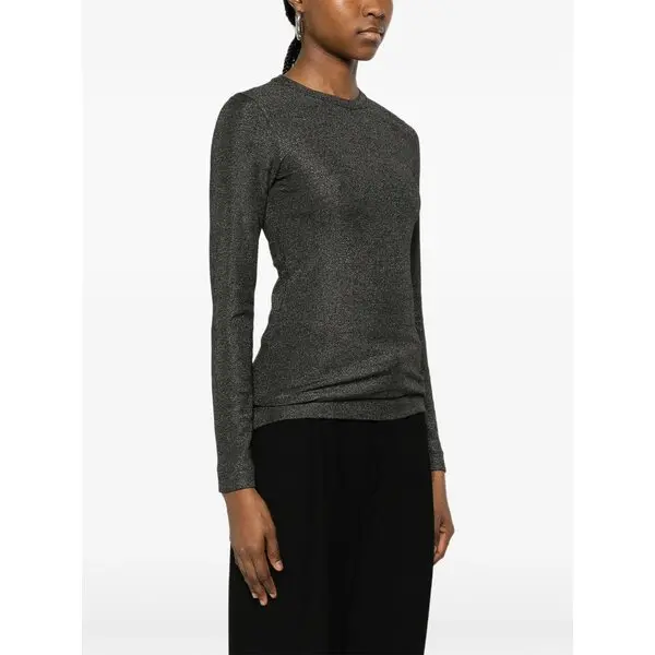 Brunello Cucinelli Long Sleeve Crewneck Top