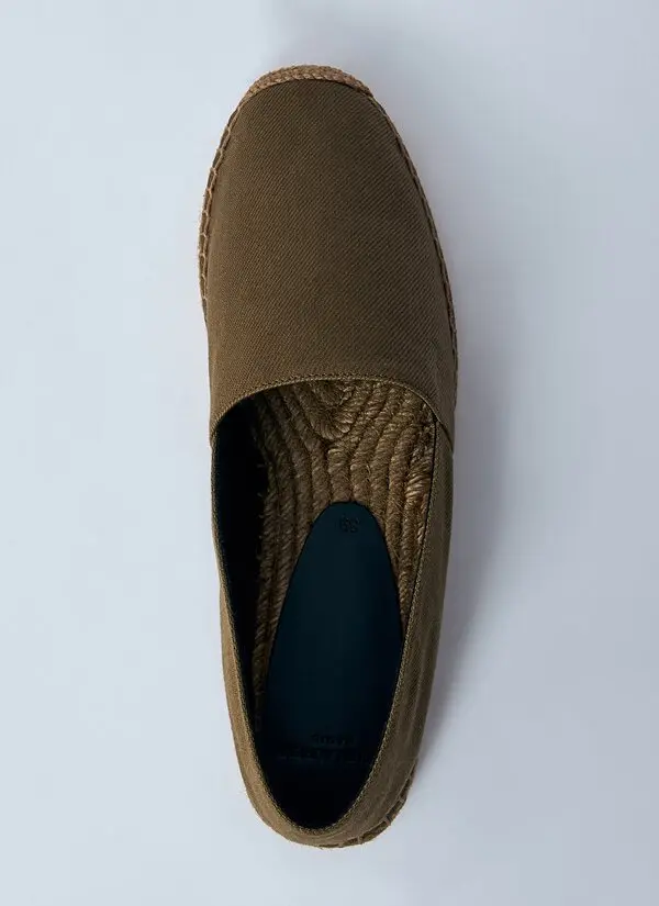 Saint Laurent Cotton Espadrilles - Brown
