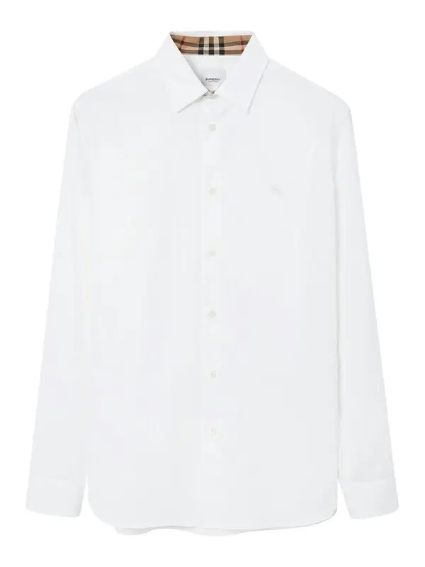 Burberry Stretch Cotton Shirt - White