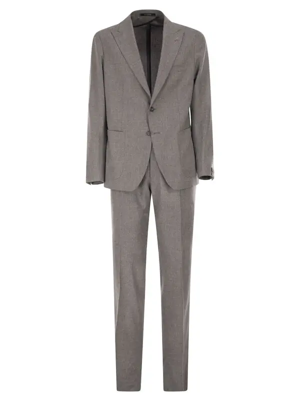 Tagliatore Superfine Virgin Wool Suit - Gray