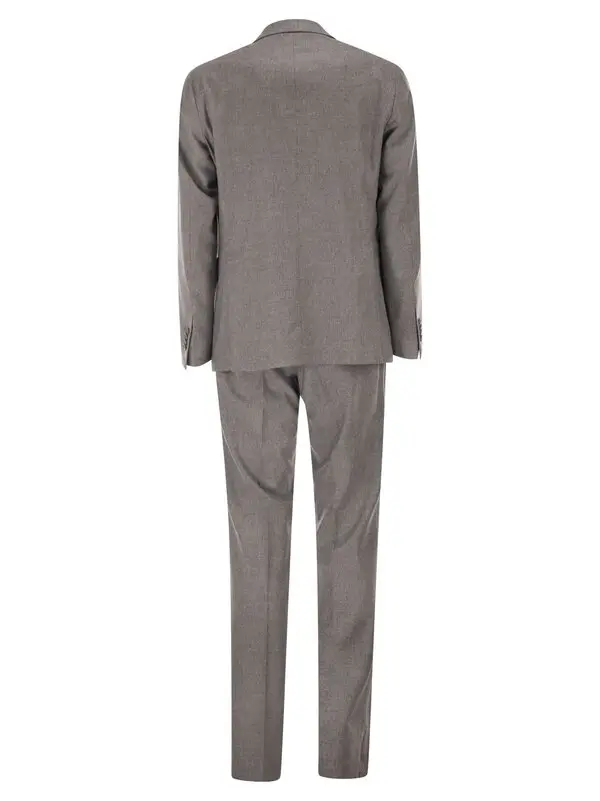 Tagliatore Superfine Virgin Wool Suit - Gray