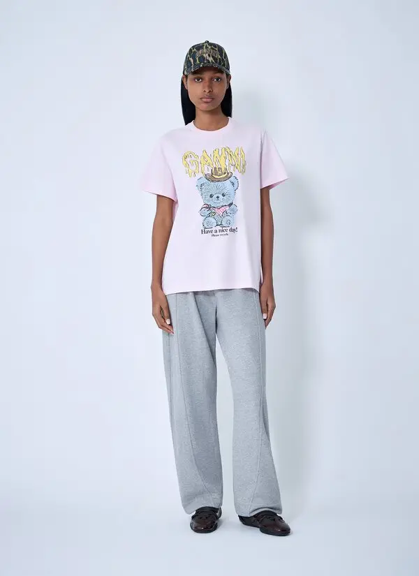 GANNI Logo Graphic T-shirt