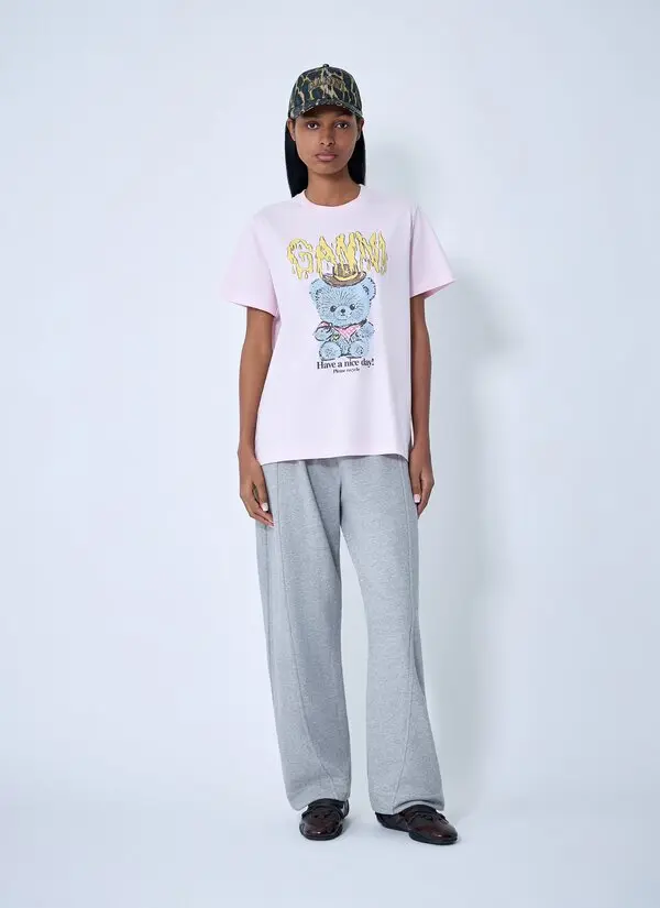 GANNI Logo Graphic T-shirt