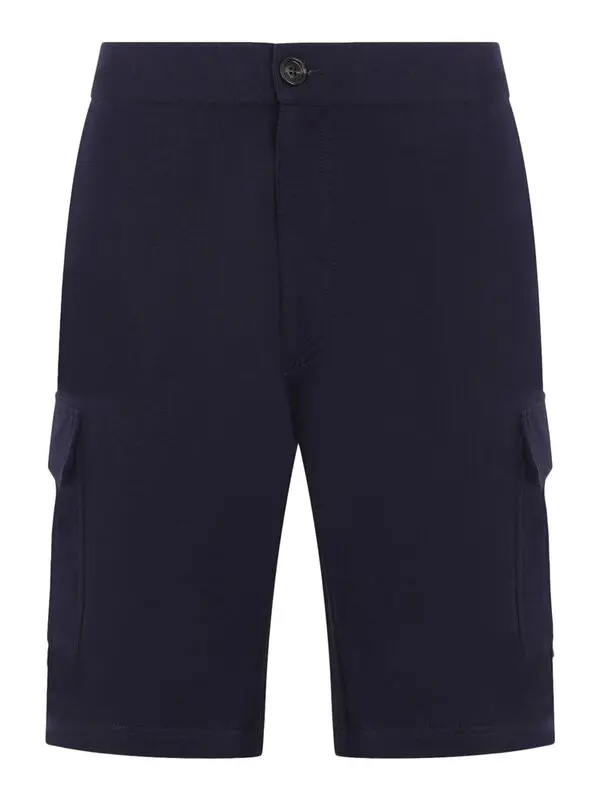 Brunello Cucinelli Cargo Jersey Bermuda Shorts - Multicolor