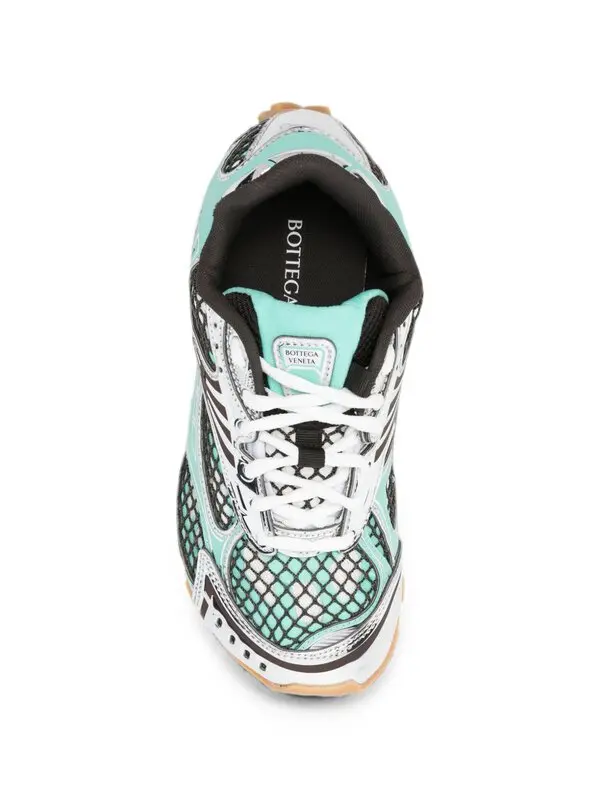Bottega Veneta Orbit Sneakers With Mesh Detail And Metallic Effect - Multicolor