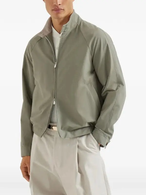 Brunello Cucinelli Zip-up Bomber Jacket - Multicolor