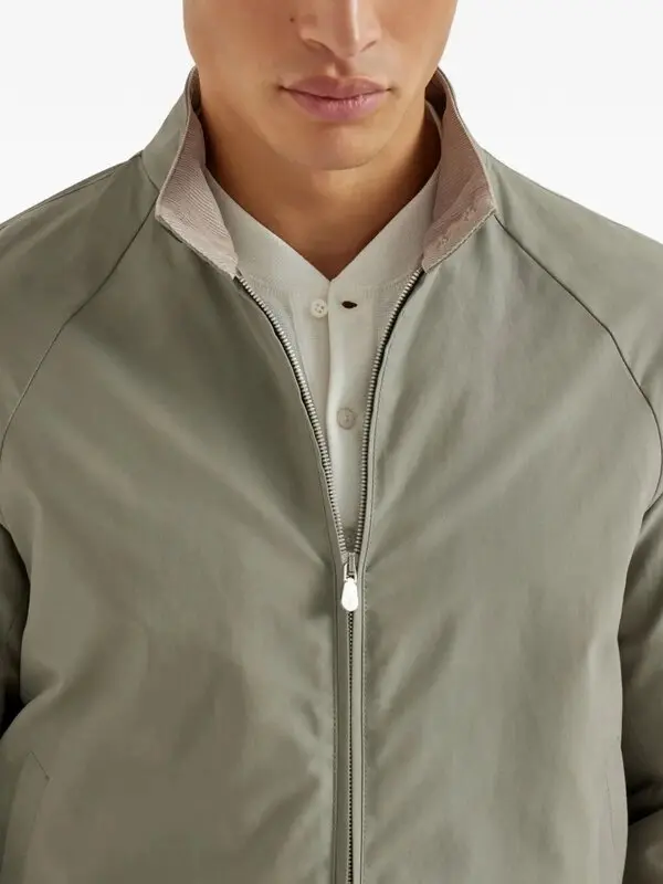 Brunello Cucinelli Zip-up Bomber Jacket - Multicolor