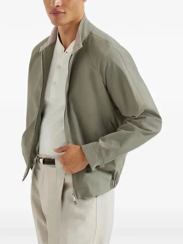 Brunello Cucinelli Zip-up Bomber Jacket - Multicolor