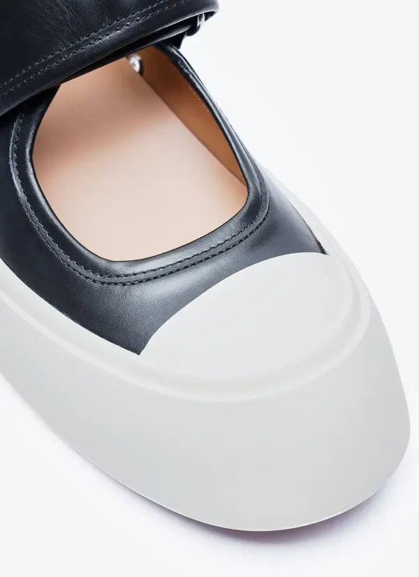 Marni Mary Jane Pablo Flats - Black