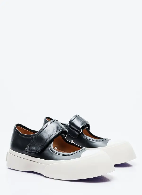 Marni Mary Jane Pablo Flats - Black